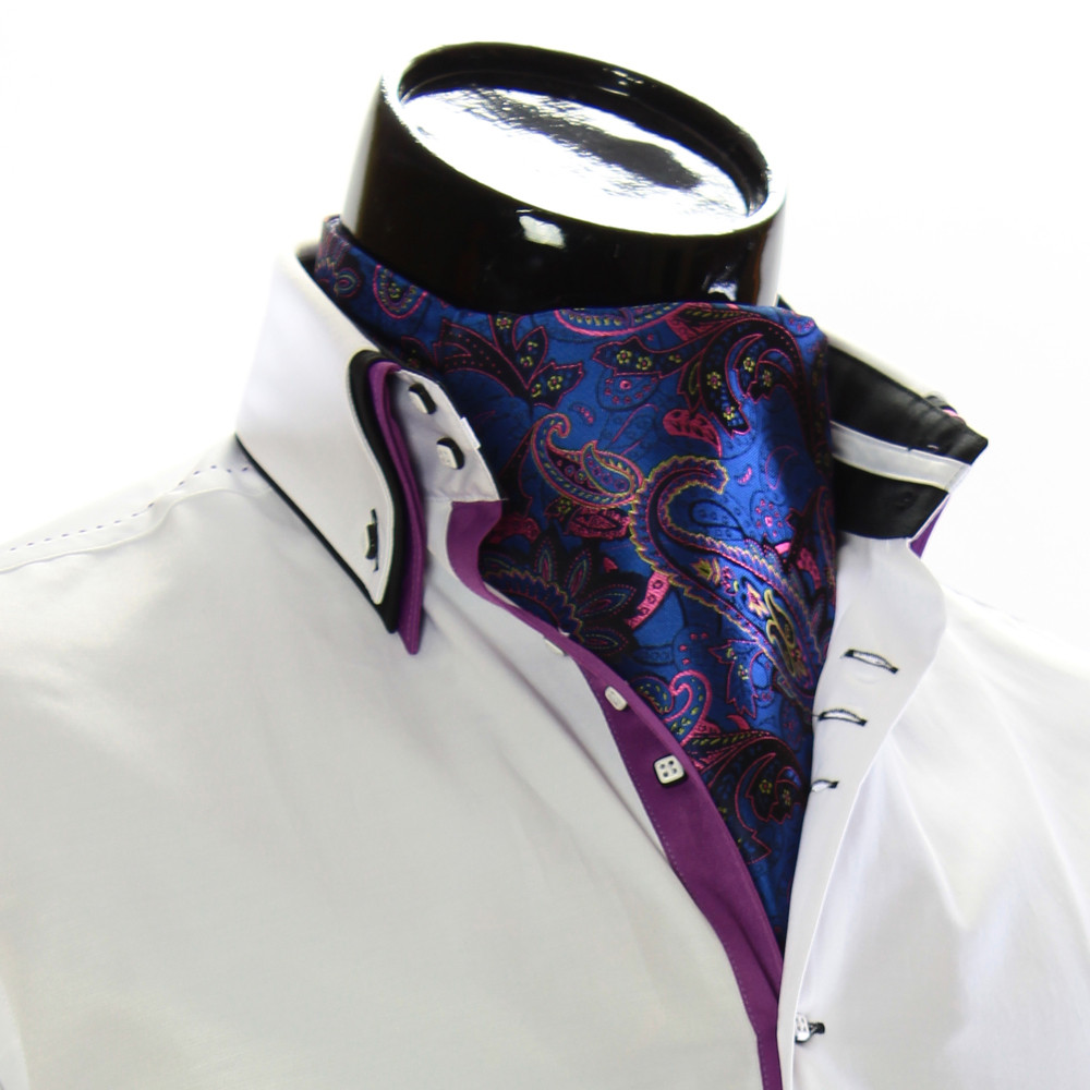 Men's Vintage Tie Ascot CH9050-18. Shop collections of Cravat Ascot